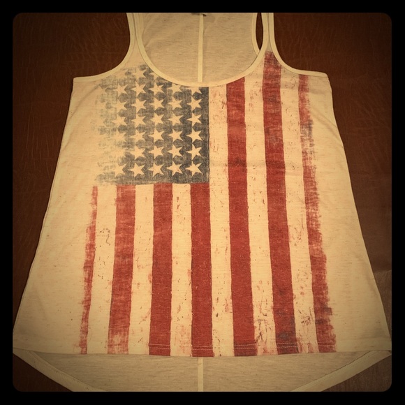 American Rag | Tops | American Rag American Flag Tank | Poshmark